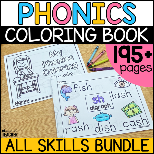 Phonics Coloring BUNDLE – A Teachable Teacher