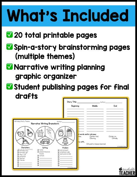 Spin-a-Story - Engaging Brainstorming and Narrative Writing – A ...