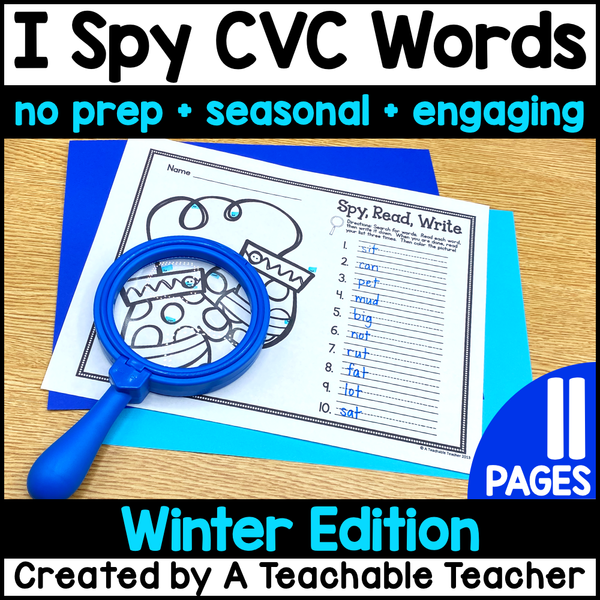 I Spy CVC Words - Winter Edition – A Teachable Teacher