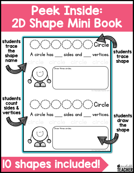 Shapes and Solids - Mini Books – A Teachable Teacher