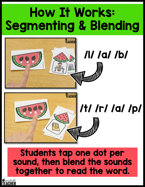 July Summer Sounds Phonemic Awareness Activities: Segmenting & Blendin ...