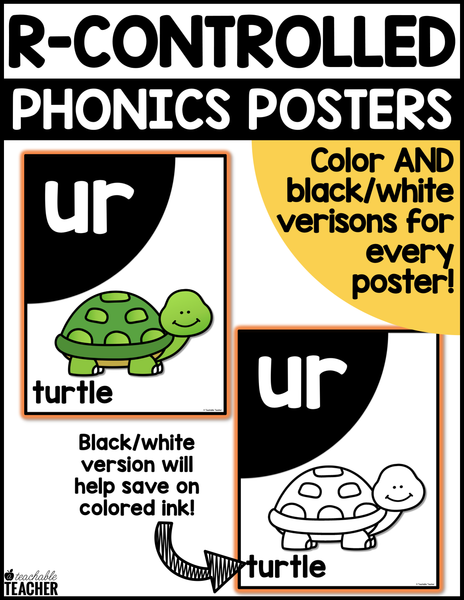 R-Controlled Phonics Posters – A Teachable Teacher