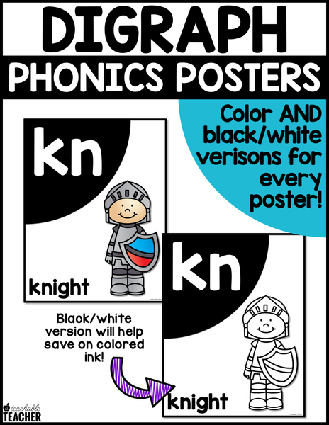 Digraph Phonics Posters – A Teachable Teacher