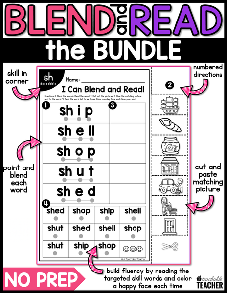 Blend and Read - The BUNDLE – A Teachable Teacher