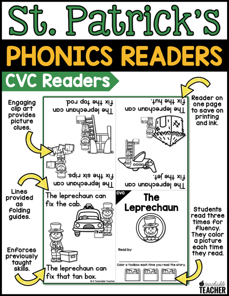 St. Patrick's Day Decodable Readers – A Teachable Teacher