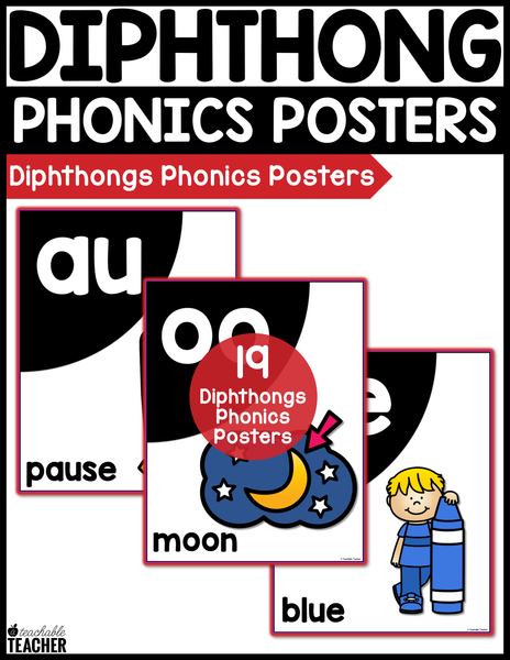 Diphthong Phonics Posters – A Teachable Teacher