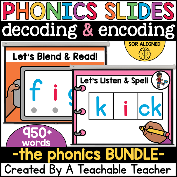 Science of Reading Phonics Google Slides for Decoding and Encoding MEG ...