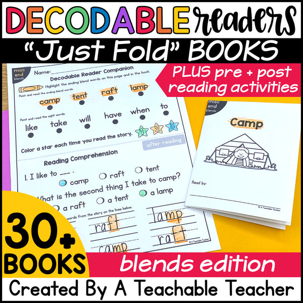 Blends Decodable Readers – A Teachable Teacher