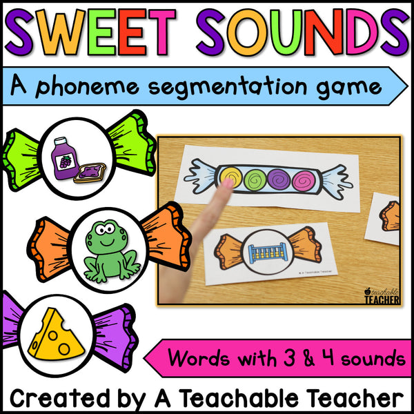 Halloween/October Candy Themed Phonemic Awareness Activities: Segmenti ...