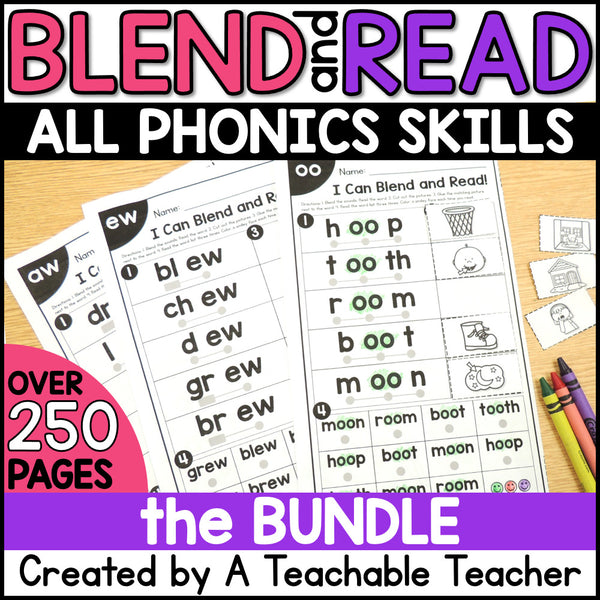Blend and Read - The BUNDLE – A Teachable Teacher