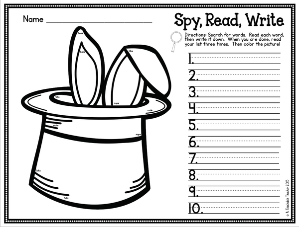 I Spy Magic E Words – A Teachable Teacher