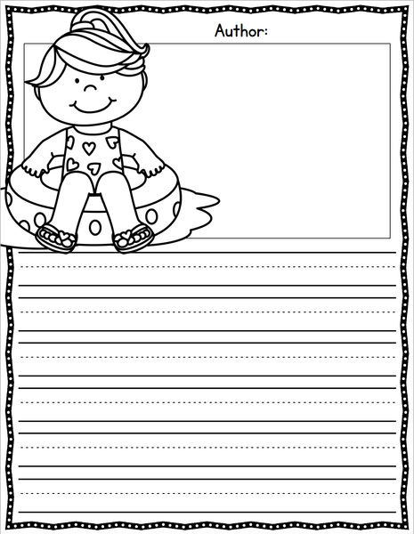 Summer Theme Writing Paper – A Teachable Teacher