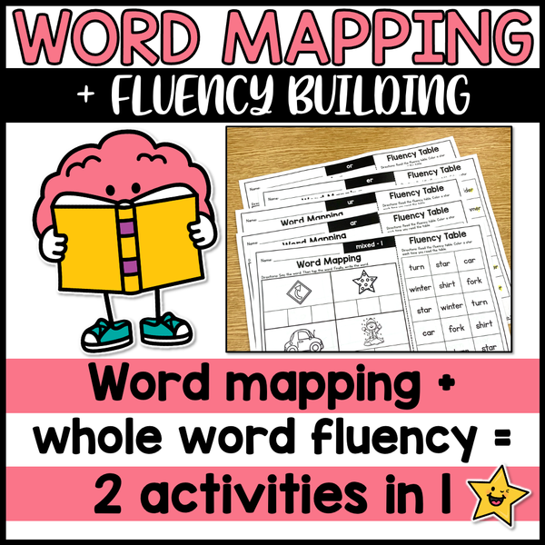 Word Mapping R-Controlled Vowels Words – A Teachable Teacher