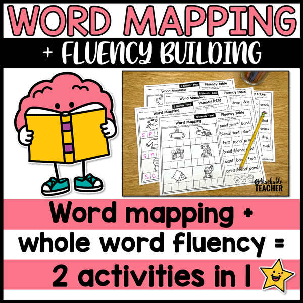 Word Mapping Long Vowel Team Words – A Teachable Teacher
