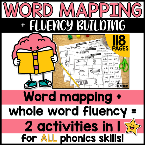 Word Mapping Worksheets - Phonics Bundle – A Teachable Teacher