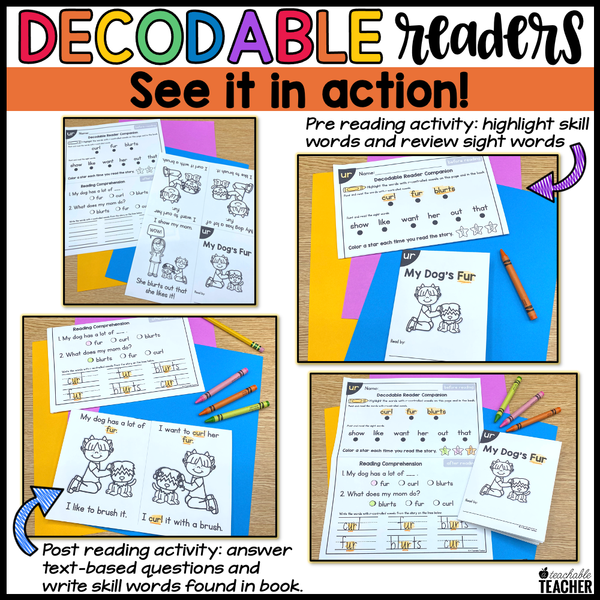 R-Controlled Vowels Decodable Readers – A Teachable Teacher