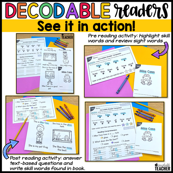 Double Final Consonants Decodable Readers – A Teachable Teacher