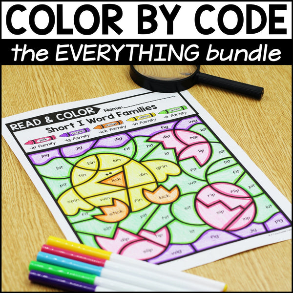 Color by Code- The GROWING BUNDLE – A Teachable Teacher