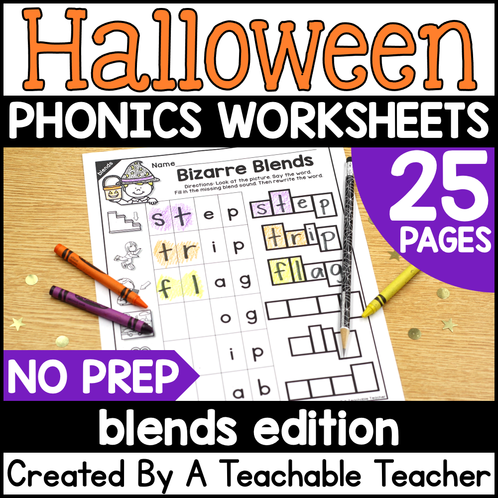Blend Worksheet Blend Activities URBrainy.com