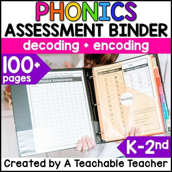 Focused Phonics Assessment Binder – A Teachable Teacher
