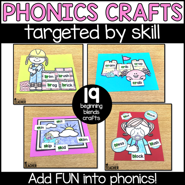 Beginning Blends Phonics Crafts – A Teachable Teacher