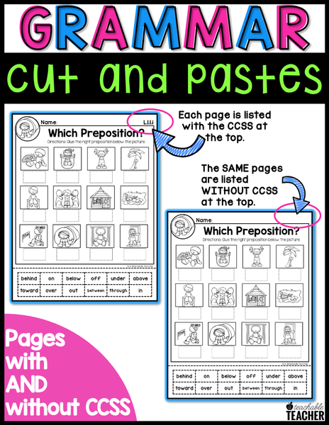 Grammar Cut and Pastes – A Teachable Teacher