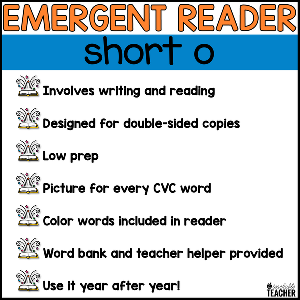 Short O Interactive Emergent Reader – A Teachable Teacher