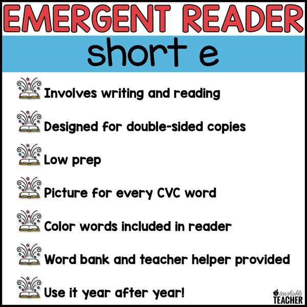 Short E Interactive Emergent Reader – A Teachable Teacher