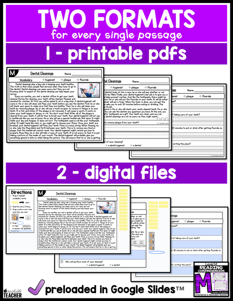 Level M Reading Comprehension Passages and Questions – A Teachable Teacher