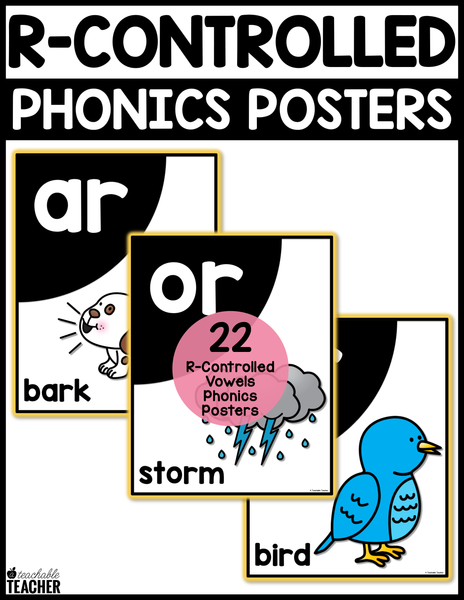 R-Controlled Phonics Posters – A Teachable Teacher