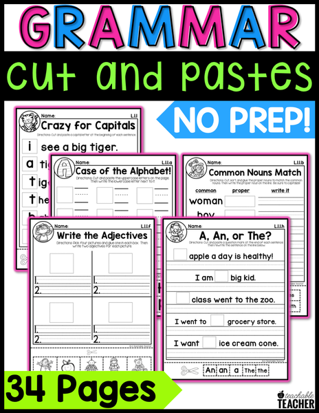 Grammar Cut and Pastes – A Teachable Teacher