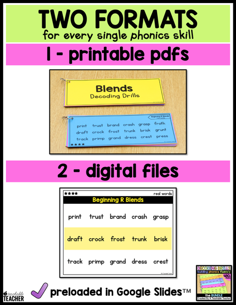 Decoding Drills- The Bundle – A Teachable Teacher