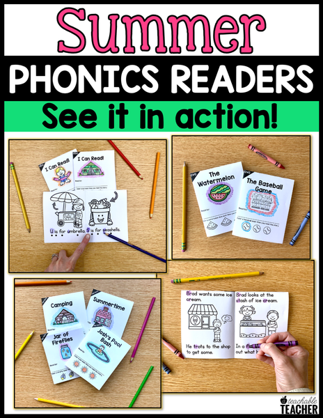 Summer Review Decodable Readers – A Teachable Teacher