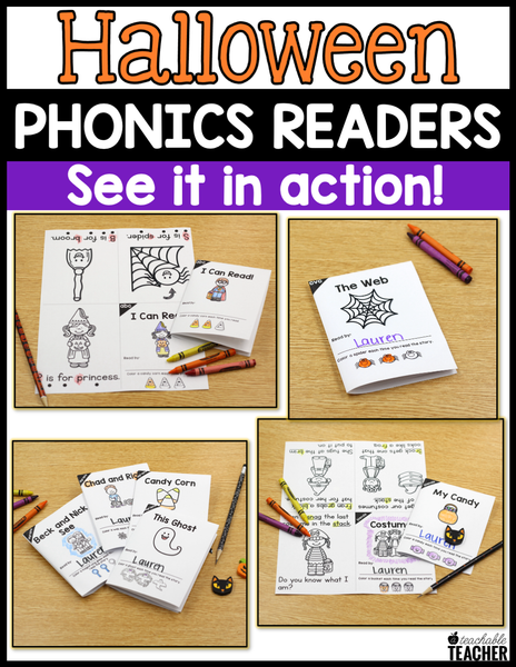 Halloween Decodable Readers – A Teachable Teacher