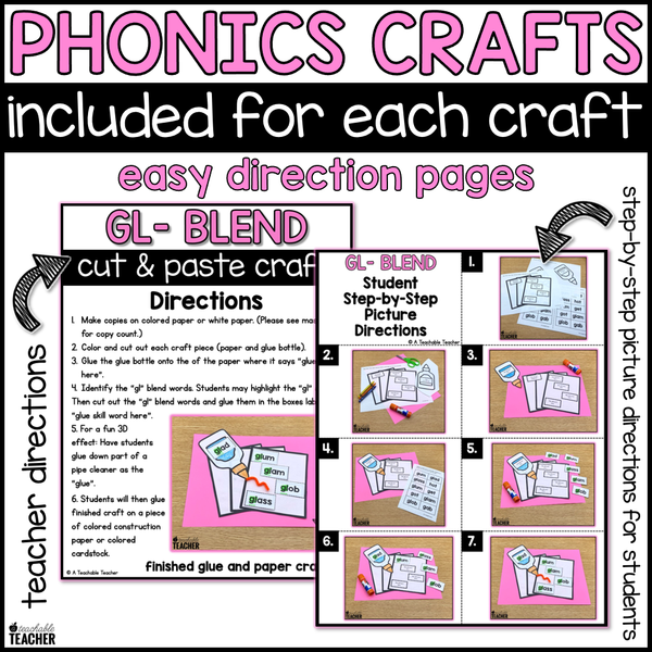 Beginning Blends Phonics Crafts – A Teachable Teacher