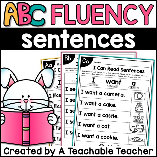 ABC Fluency Sentences – A Teachable Teacher