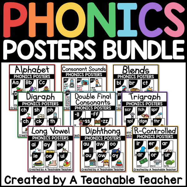 Phonics Posters - The BUNDLE – A Teachable Teacher
