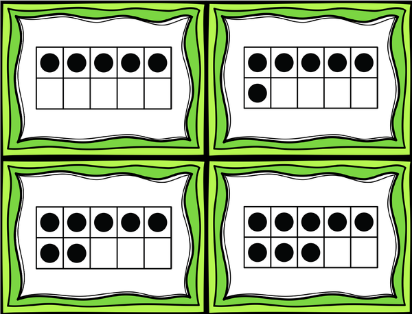 Number and Ten Frame Flashcards – A Teachable Teacher