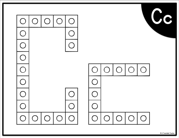 Fine Motor Alphabet Practice - Snap Block Edition – A Teachable Teacher