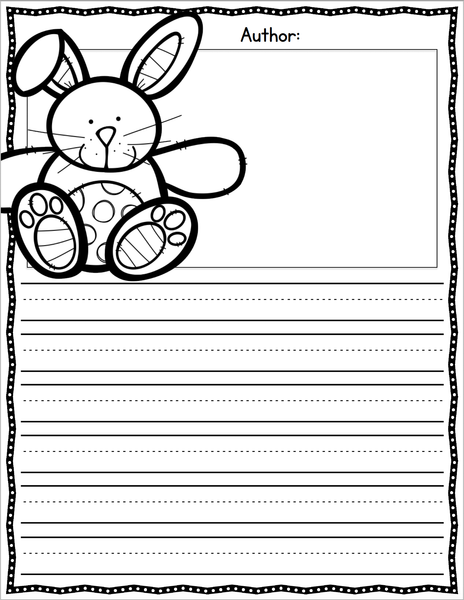 Spring Theme Writing Paper – A Teachable Teacher