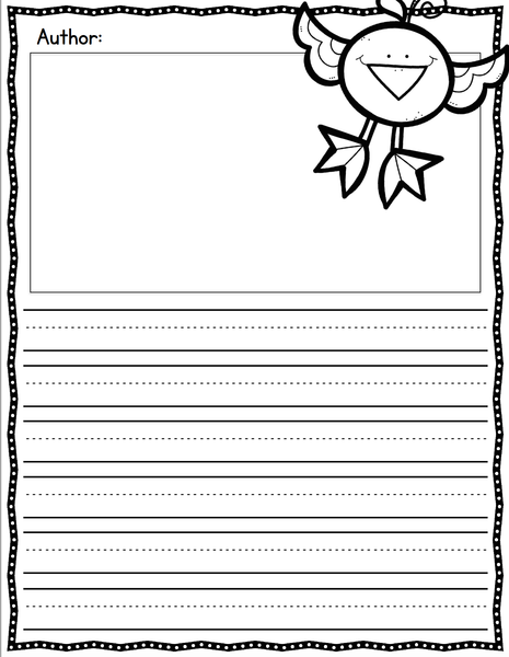 Spring Theme Writing Paper – A Teachable Teacher