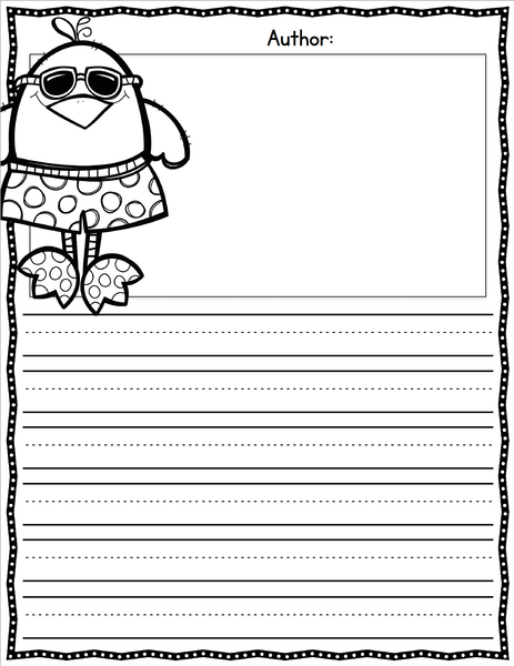 Summer Theme Writing Paper – A Teachable Teacher
