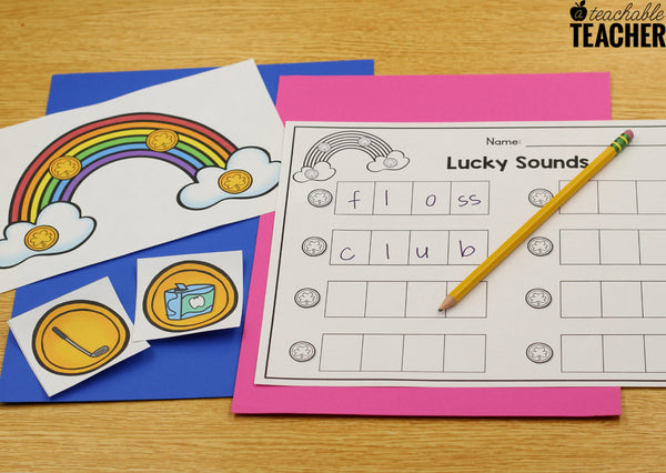 St. Patrick's Day/March Phonemic Awareness Activities: Segmenting & Bl ...