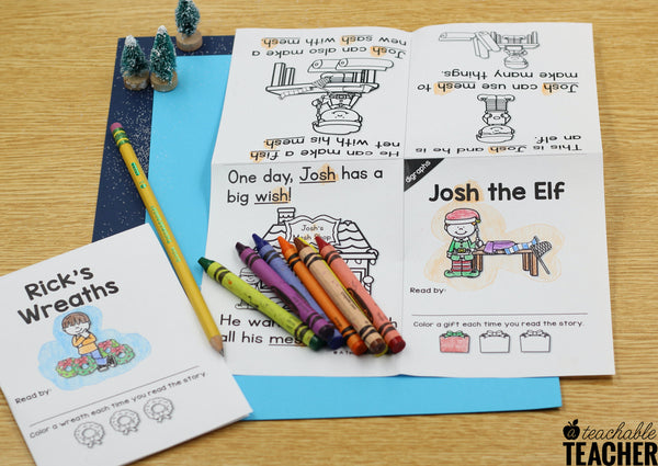 Christmas Digraphs Activities- NO PREP Phonics Worksheets – A Teachable ...