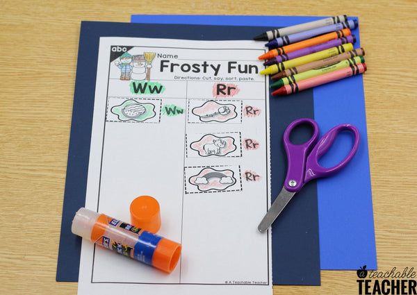 Winter Letter Sounds Activities- NO PREP Phonics Worksheets – A ...