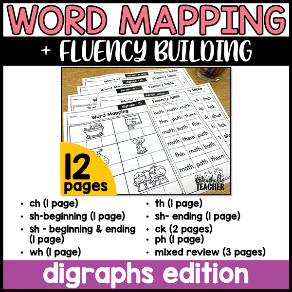 Word Mapping Digraph Words – A Teachable Teacher