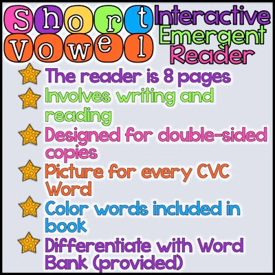 Short U Interactive Emergent Reader – A Teachable Teacher