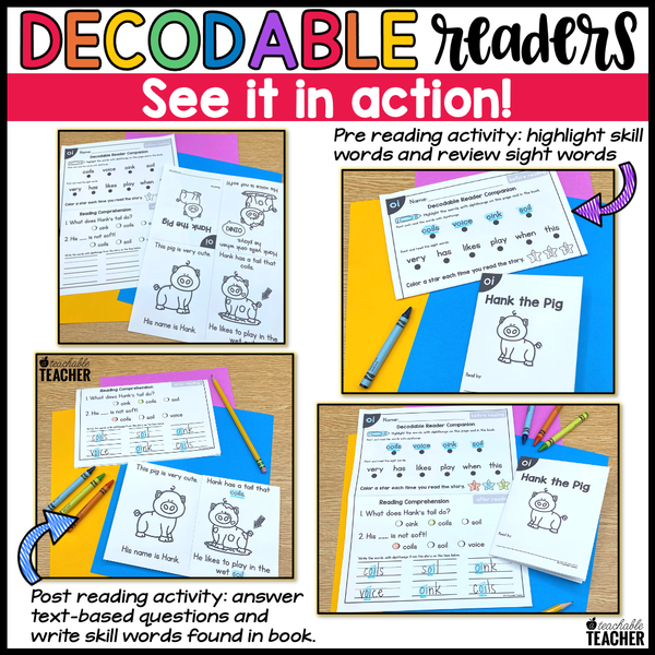 Diphthongs Decodable Readers – A Teachable Teacher
