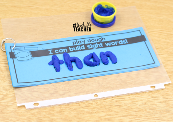 Editable High Frequency Word Play Dough Mats – A Teachable Teacher