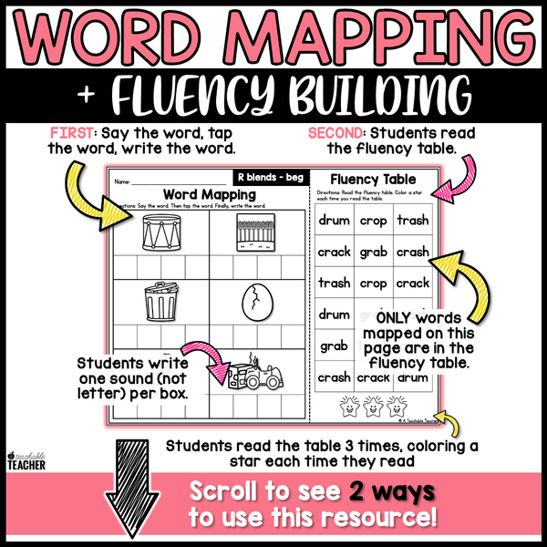 Word Mapping Blends Words – A Teachable Teacher